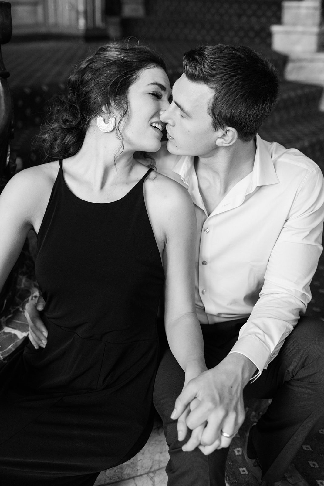 Amber and Joe at the Benson Hotel, Portland Oregon | Kelby Maria